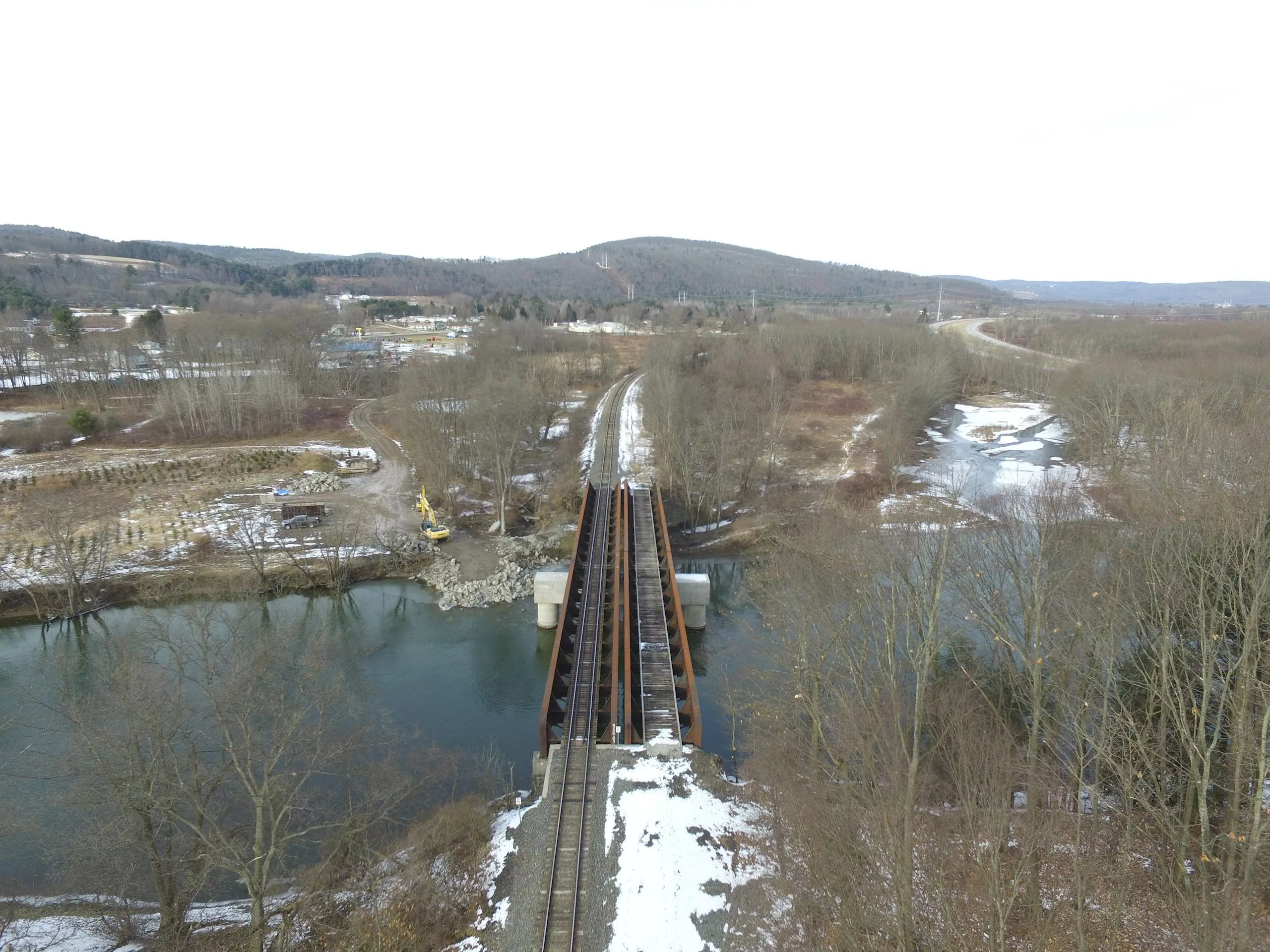 Norfolk Southern bridge pier replacement over the Susquehanna River ...